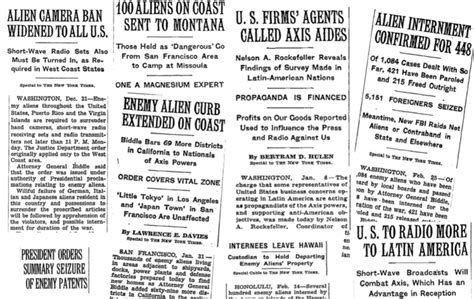 Civil Liberties Violations German American Internee Coalition