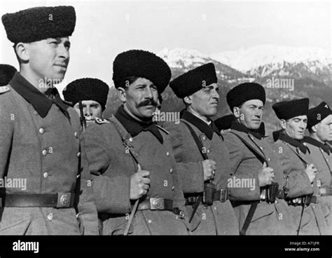 Events Second World War Wwii Foreigners In German Service Cossacks