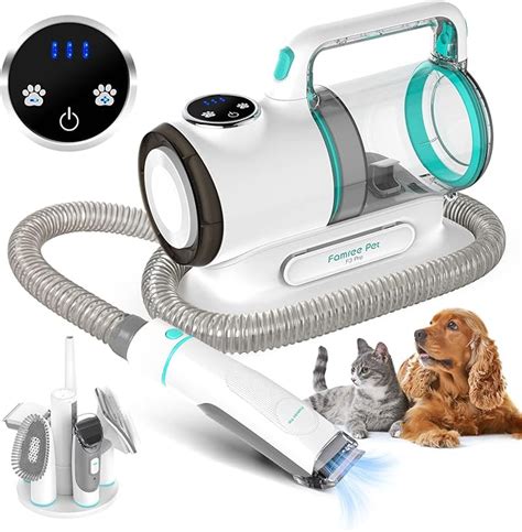 Famree Pet Grooming Vacuum For Dogs 6 In 1 Pet Grooming