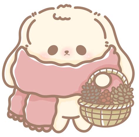 Kawaii Bunny Christmas Collection Hand Drawn Illustration 34383821 PNG