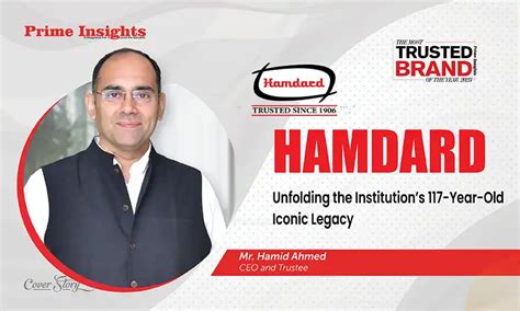 Hamdard Mr Hamid Ahmed Ceo And Trustee