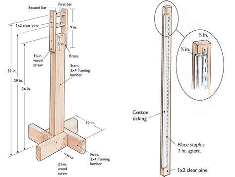 Quilting Frame Plans Make Your Own Wooden Or Pvc Frame