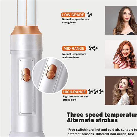In Hot Air Brush Ionic Hair Styling Tool Set White Gold