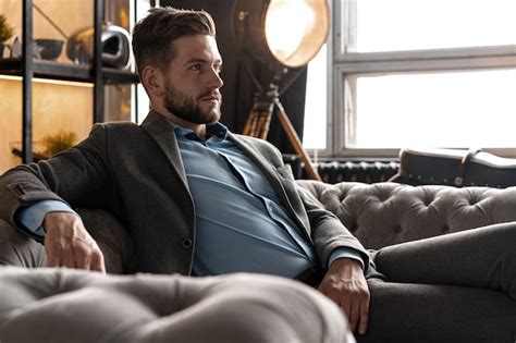 Premium Photo Cool And Handsome Good Looking Young Man In Full Suit