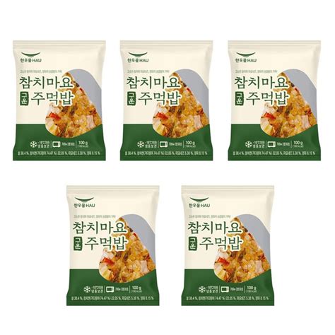 한우물 참치마요 구운주먹밥 100g X 5개 홈플러스 택배배송