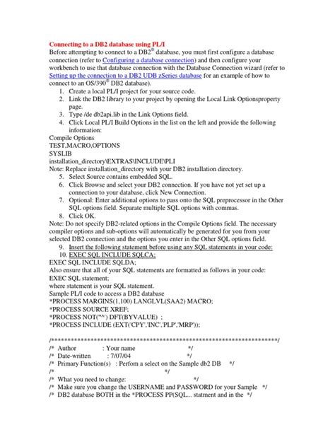 Pl1 And Db2 Pdf Parameter Computer Programming Ibm Db2