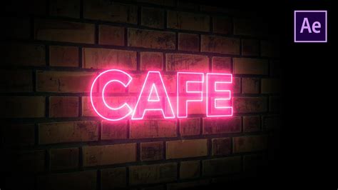 After Effects Tutorial Neon Text Animation In After Effects After Effect Tutorial Text