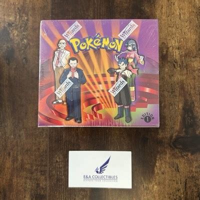 2000 Pokemon 1st Edition Gym Challenge Booster Box Factory Sealed Ebay