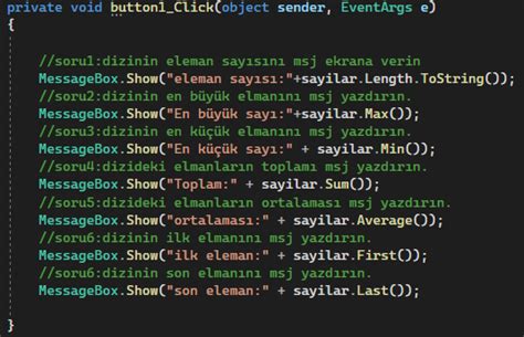 Dizi Array Nedir