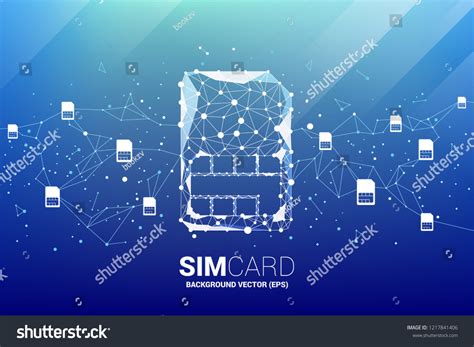 Vector Polygon Dot Connect Line Shaped Stock Vector Royalty Free