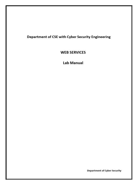 Csc Web Services Labs Manual Pdf Java Script Document Object Model