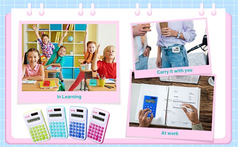 Yunsailing 48 Pcs Pocket Calculators Bulk Mini 8 Digit