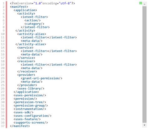 androidmanifest xml详解 csdn博客