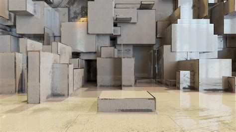 Free Photo 3d Geometric Abstract Cuboid Wallpaper Background