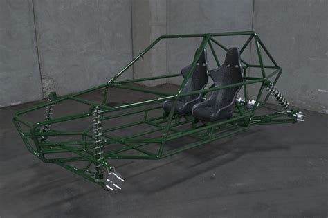 2 Seaters Buggy Frame 3d Cad Model Grabcad
