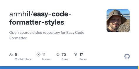 Github Armhileasy Code Formatter Styles Open Source Styles
