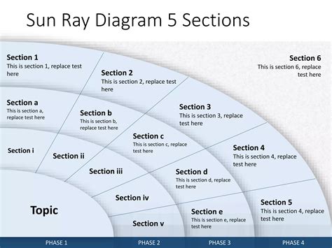 Sun Ray Diagram Pptx