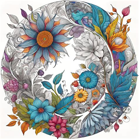 Premium Photo Fibonacci Sequence Circular Spiral Illustration For Adults Beautiful Design And