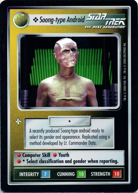 Soong Type Android P Cardguide Wiki Fandom