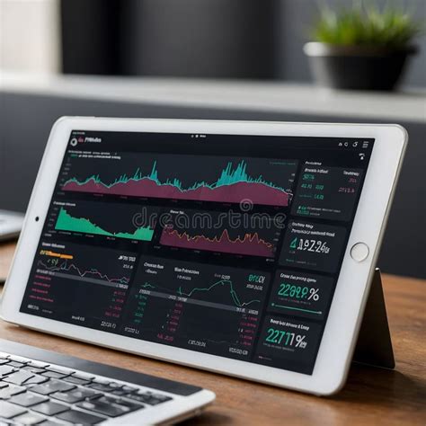 Digital Dashboard Showing Financial Trends Kpis And Business Growth