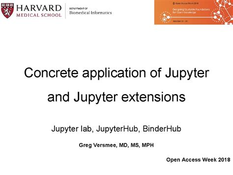 Concrete Application Of Jupyter And Jupyter Extensions Jupyter