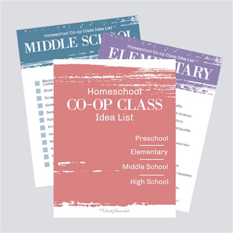 Co Op Preschool Class Artofit