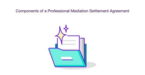 Components Of A Professional Mediation Settlement Agreement Checklist And Templates