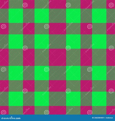 Check Plaid Seamless Textile Tartan Fabric Stock Illustration Illustration Of Background
