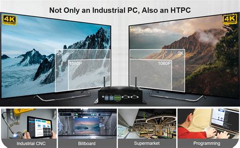 Hystou Industrial Mini Pc Gpio Intel Uhd Graphics Card Dual Lan Fanless Desktop Micro Computer