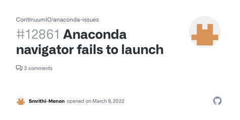 anaconda navigator fails to launch · issue 12861 · continuumio