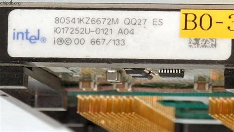 Intel Itanium 667 Mhz Intel Itanium 80541kz6672m Qq27 Es