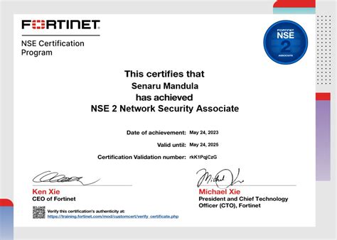 Im Happy To Share That Ive Obtained A New Certification Nse 2
