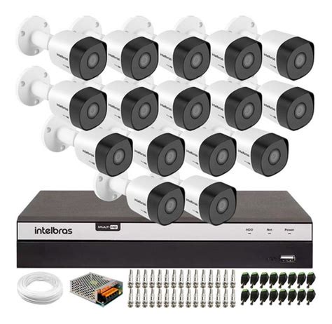 Kit 16 Câmeras Externas Vhd 3230 B G7 Full Hd Dvr Intelbras