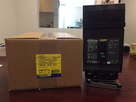 HJA36125 3Pole 125Amp 480 600Volt I Line Square D HJA Circuit Breaker