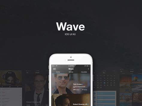 Wave Ui Kit Free Psd Templates