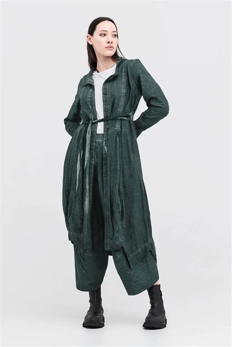 Taylor Diffused Scope Coat Mineral Flying With Birds