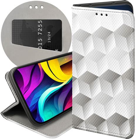 ETUI Z KLAPKĄ DO HUAWEI NOVA SE WZORY D GEOMETRYCZNE ILUZJA FUTERAŁ Huawei Sklep EMPIK
