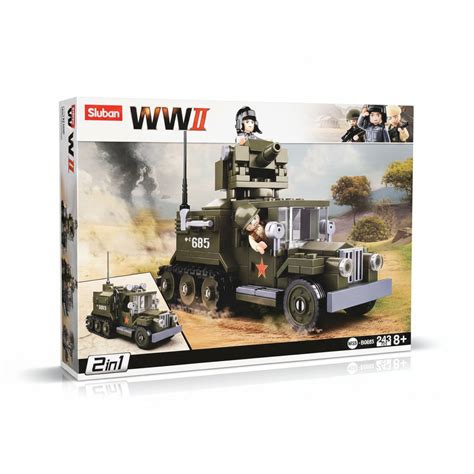 Sluban Wwii Allied Half Track B0685 The Reme Shop