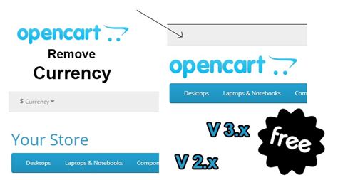OpenCart Opencart Remove Currency Menu From Frontend