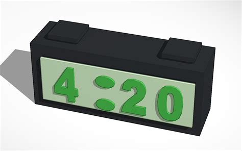 3d Design Clock Tinkercad