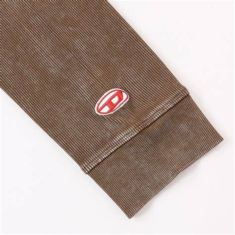 【楽天市場】 Diesel ディーゼル メンズ ストーンウォッシュ加工 リブt ロンt 長袖tシャツ カットソー【t Ribber】【サイズxxl】【ブラウン】die M T F4 403