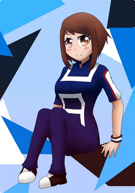 Uraraka Ochako By Carollene On Deviantart