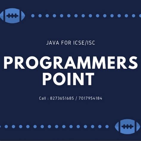 Java For Icse Youtube