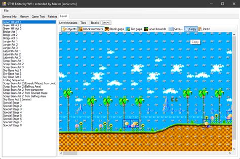 View Topic Sth1edwv Sonic The Hedgehog Editor Forums Sms Power