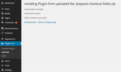how to install woocommerce easy checkout field editor sysbasics