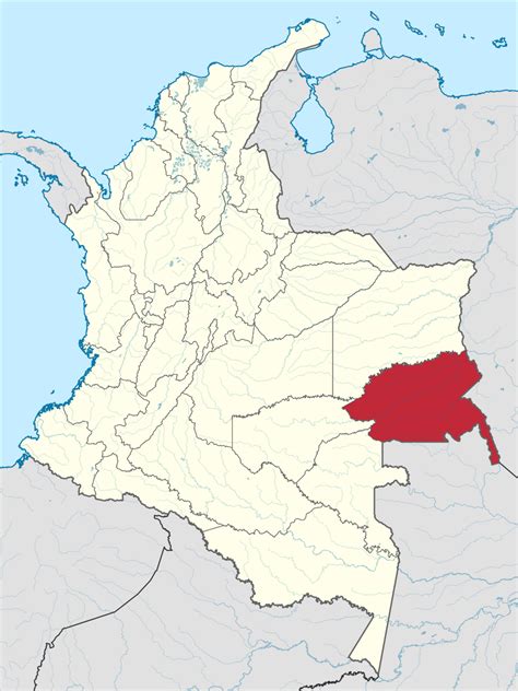 File Guainia In Colombia Mainland Svg Wikimedia Commons