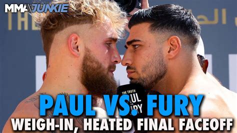 Tommy Fury Shoves Jake Paul During Intense Final Faceoff After Making