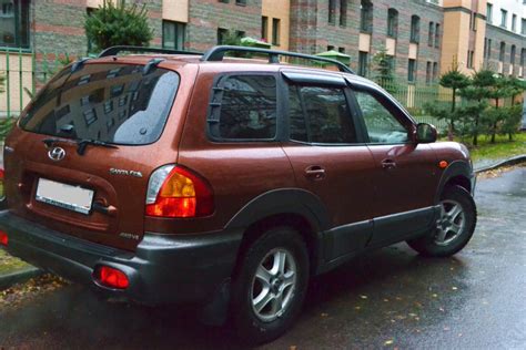 Накладки на арки колес серые Autoclover | Hyundai Santa Fe 2001-2006 ...