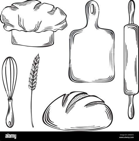 Cutting Board Icons Set Cut Out Stock Images And Pictures Alamy