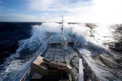 Big Wave Navy Ship